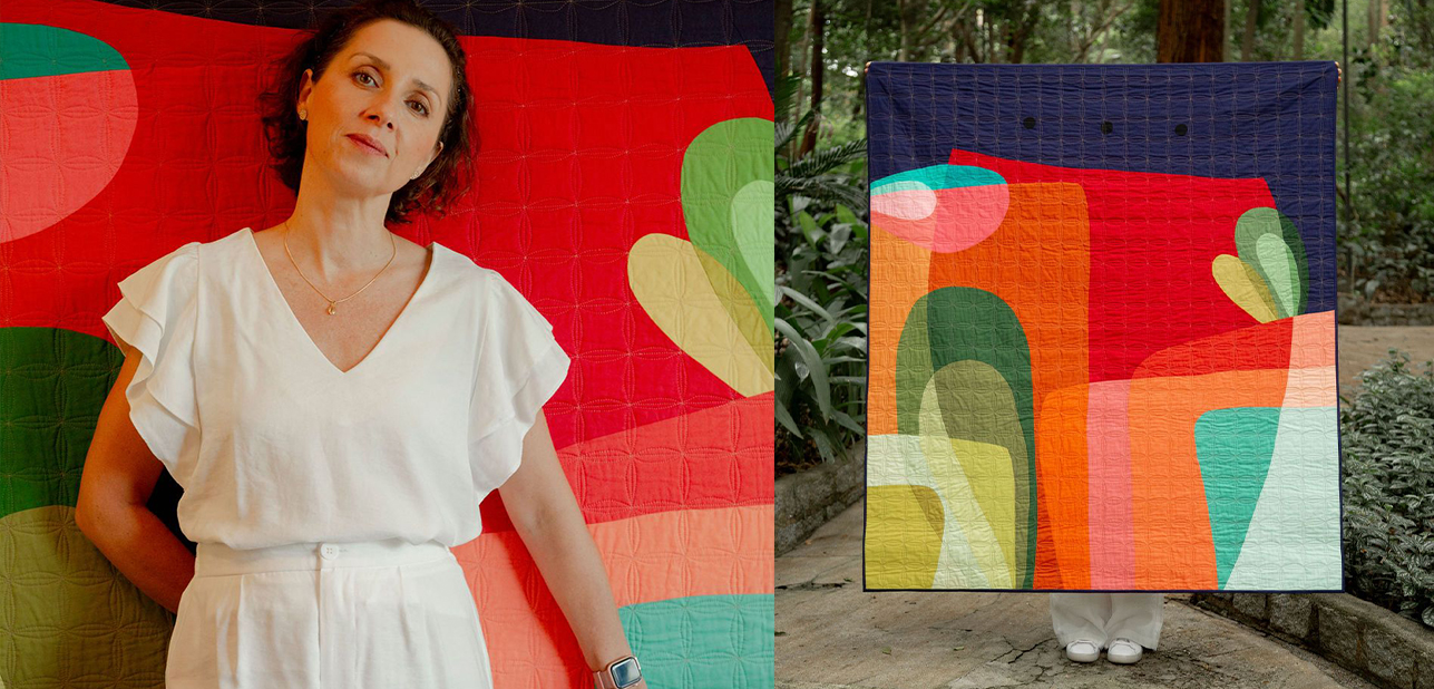 Carolina Oneto Exploring Negative Space in Quilting: A Fresh Perspective